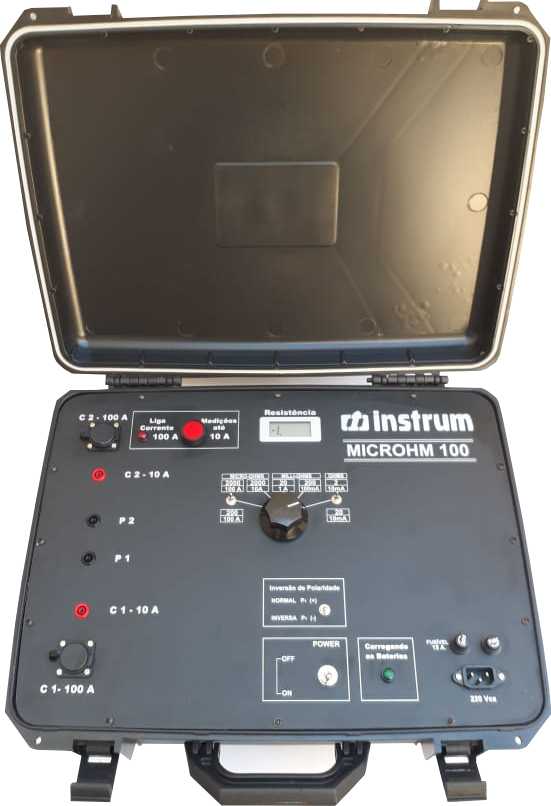 MICROHMIMETRO 100A INSTRUM - INSTRUMENT INSTRUMENTOS DE MEDIÇÃO