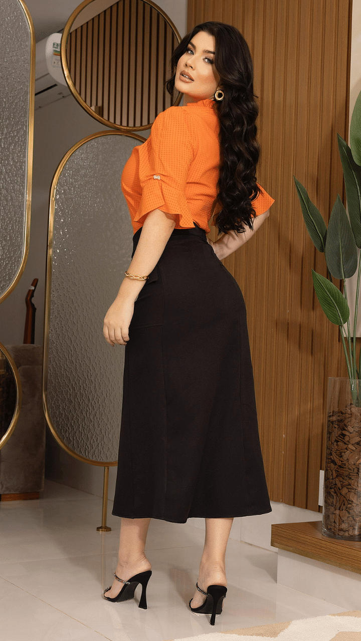 BLUSA - SOL DA TERRA - 05545 - Clássica Moda Evangélica